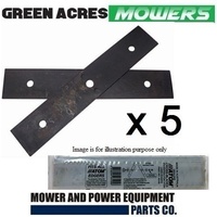 5 X GENUINE ATOM EDGER BLADE SETS 43105